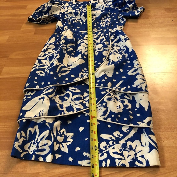 Dorothy Samuel | Dresses | Vintage 4s50s60s70s80s Dress Bluewhite ...